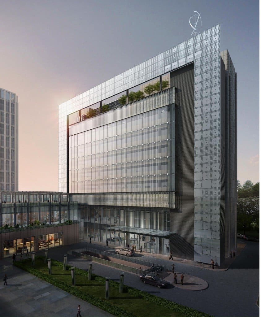 Tianjin TEDA Modern Service District Development and H2 Demo Green Building