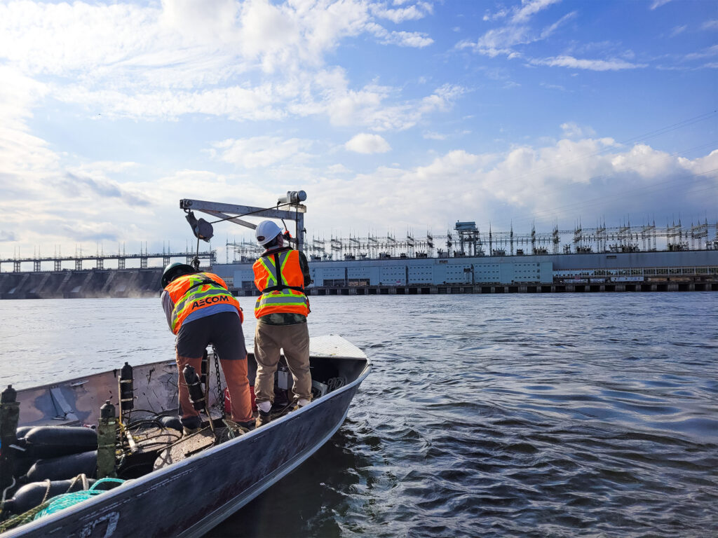 Studies on eel migration and behaviour at Carillon dam