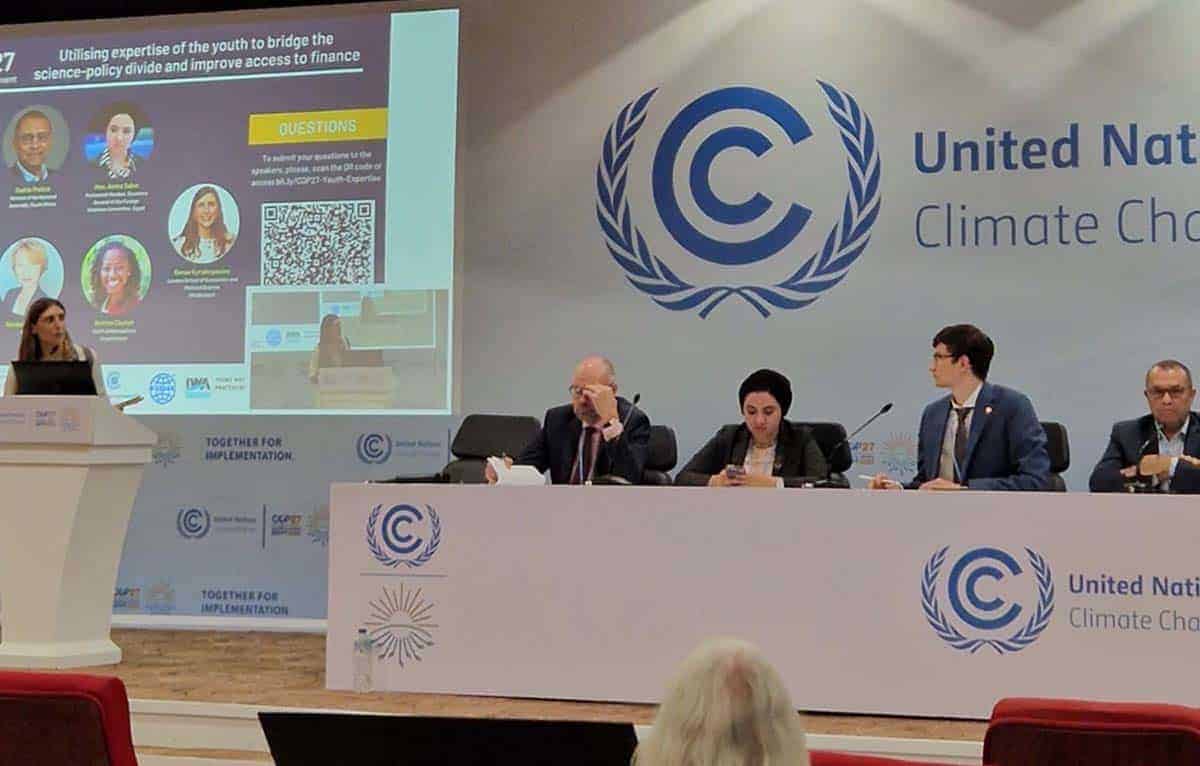 Engage the passion and expertise of youth to meet the climate change ...